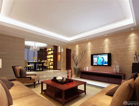 长方形客厅布艺沙发装修效果图片 别墅设计图