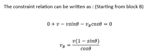 string pulley constraint relations tricks for high school physics