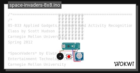 Space Invaders O Wokwi Arduino And Esp32 Simulator