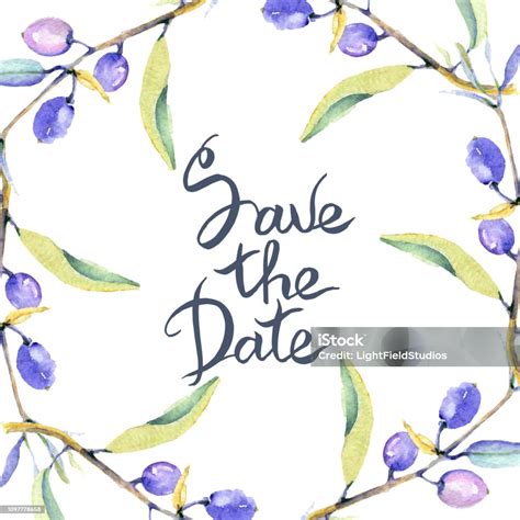 ชุดภาพประกอบพื้นหลังสีมะกอก ใบไม้สีเขียว ใบไม้พืชใบไม้ กรอบชายแดนเครื่องประดับตารางของ ภาพประกอบ