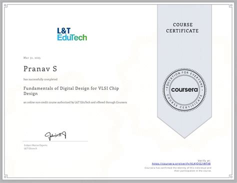 Vlsidesign Chipdesign Electronicsengineering Techskills L Pranav S