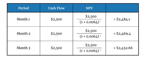 Net Present Value Calculator With Example Steps