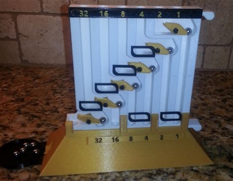 Watch This 3d Printed Binary Adding Machine In Action