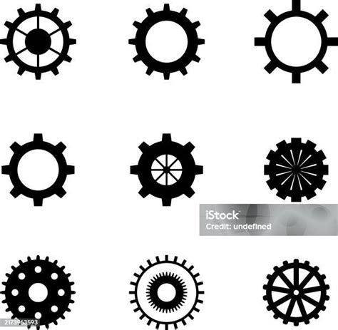 톱니바퀴 아이콘 엔지니어링 메커니즘 기계화의 상징 기계 산업 기술 기호 벽지 톱니 바퀴 라인 아이콘 엔지니어링 도구 기호 개념에