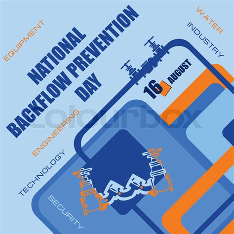 Backflow Prevention Day Stock Vector Colourbox