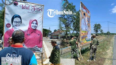 Satpol Pp Sragen Ungkap Hanya Tertibkan 103 Bendera Pdip Di Gondang Kini Sudah Kembalikan Ke