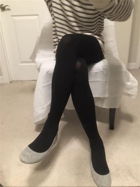 White Tights And Ballet Flats R Tightssexy