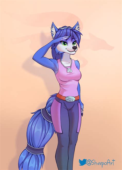 Krystal Fanart By Me D R Furry