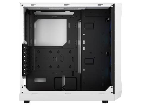 Fractal Design Focus 2 Mid Tower Case Rgb White Tg Clear Tint Fractal Cases No Psu