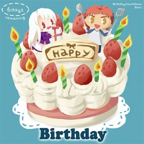Fate Stay Night Happy Birthday Fate Stay Night Stay Night Fate