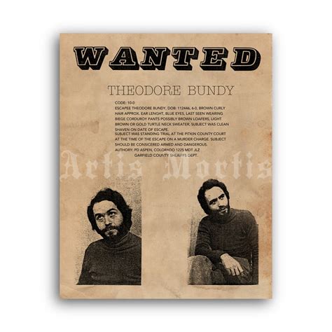 Ted Bundy Mugshot In Color