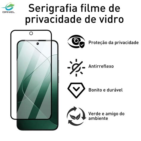 Daniel Kit 1 3 5 Privacidade Vidro Temperado Xiaomi Poco X4 Pro F4 F4 Gt X5 X5 Pro F5 F5 Pro M6