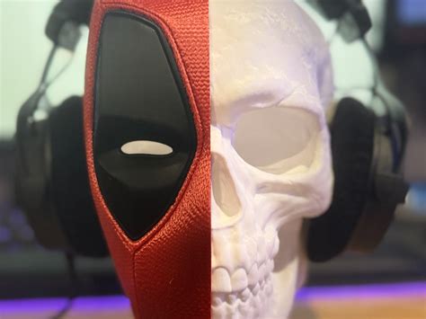 Deadpool Skull Headset Stand By Moris Mementos Makerworld Download