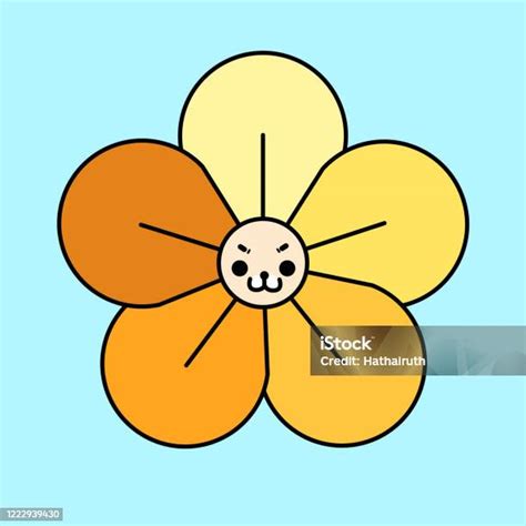 Lima Kelopak Bunga Ilustrasi Stok Unduh Gambar Sekarang Bunga