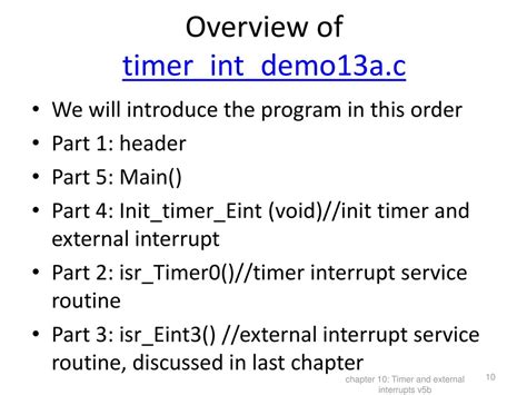 Chapter 10 Timer And External Hardware Interrupts Ppt Download