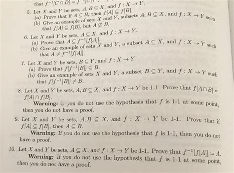 solved x and f x → y a prove that if a c b then f[a]