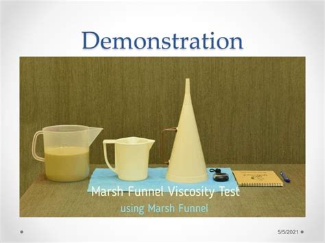 Lab 3 Measurement Of The Viscosity Of Drilling Mud Using Marsh Funnel Pptx Physics Science