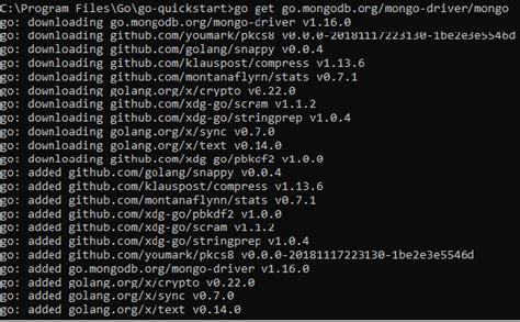 Golang And Mongodb Support And Compatibility Mongodb Mongodb