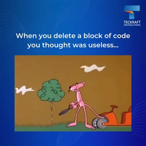 Teckraft Infosolutions On Linkedin Teckraft Devlife Codingfails Techhumor Codemistakes