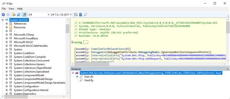Missing Used By Issue 1290 Icsharpcode ILSpy GitHub