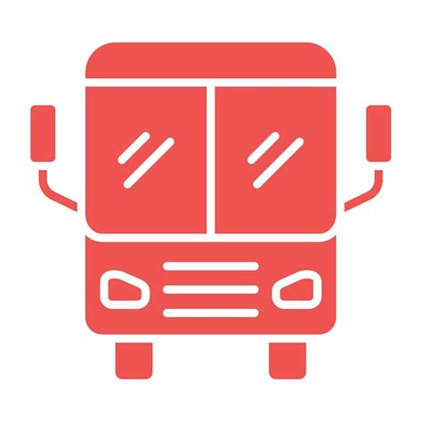 대중교통 아이콘 프리미엄 벡터