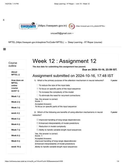 Deep Learning Iit Ropar Unit 15 Week 12 Pdf Deep Learning