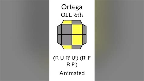 ortega oll 6th case cubealgorithms animated tutorial youtube