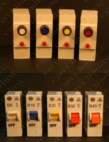 Wylex Plug In Push Button MCB Miniature Circuit Breakers Replace Rewirable Fuses EBay UK