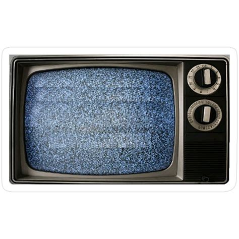 Retrovintage Tv Static Nostalgic Sticker Vintage Tv Tv Static