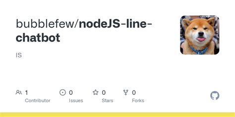 Github Bubblefewnodejs Line Chatbot Is