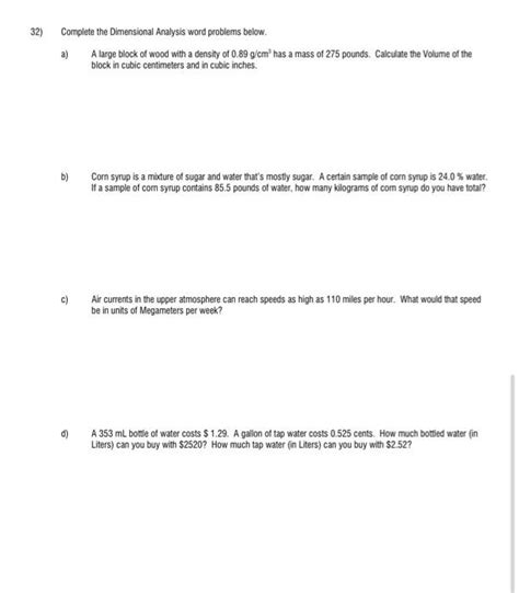 Solved I Need Help Anwsering These Problems With The Anwsers Chegg