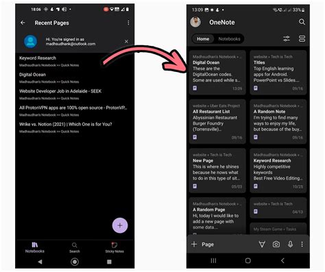 OneNote Android Gets A Fresh Look With New Features