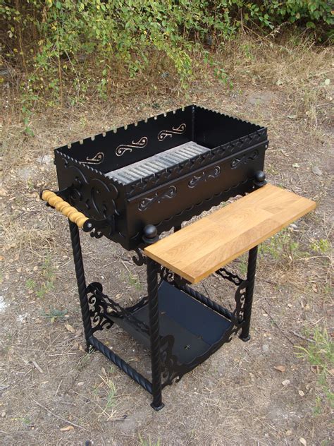 Мангал встроенный в стол - 97 фото