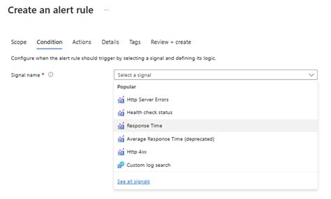 Creating An Azure Monitor Alert Rule