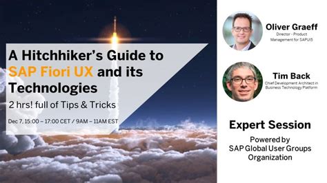 Oliver Graeff On Linkedin Learn About Sap Fiori And Its Technologies With This Hitchhikers