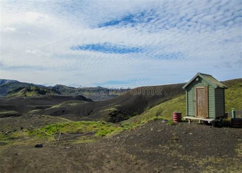 Volcanic Landscape With Myrdalsjokull Glacier In Katla Volcano Caldera