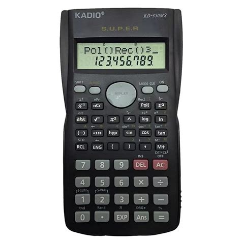 Calculadora Cientifica Completa Kadio Baterias Kd350ms Luegopago