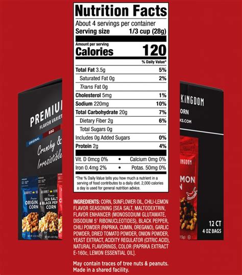 Original Corn Snacks Gourmet Kingdom Snacks