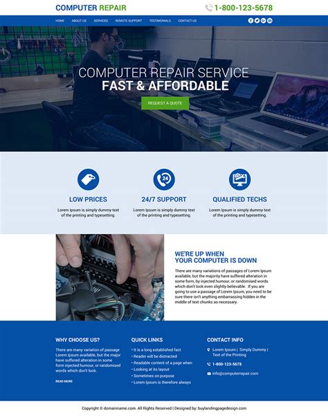 Computer Repair Best Res Web Design 002 Computer Repair Website
