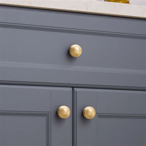 Gold Brass Ball Cabinet Door Knob Brass Knob Drawer Knobs Pulls Handles Dresser Knob Cabinet