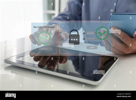 Two Factor Authentication Ensure Protection Identification Concept Security Of Online