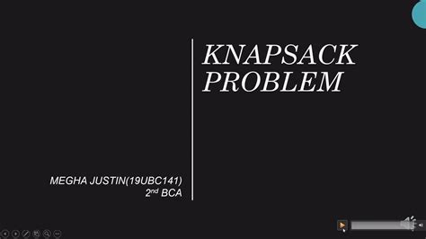 knapsack problem using opengl jafcoin