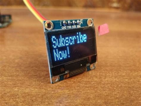 OLED I C DISPLAY WITH ARDUINO Tutorial Arduino Oled Minov