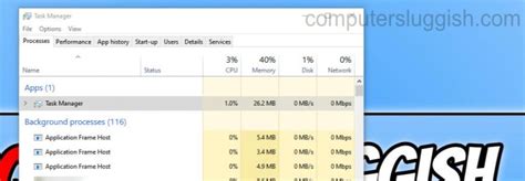 How To Change The Default Tab In Task Manager On Your Windows PC Tutorial ComputerSluggish