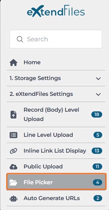 Configuring The Extendfiles File Picker Feature Extendknowledge