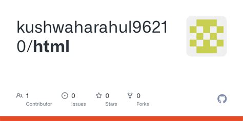 Html Table Html At Main · Kushwaharahul96210 Html · Github