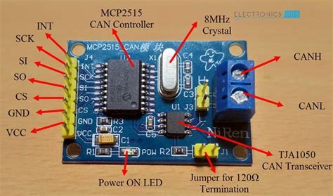 Esp32 Mcp2515 Wiring Can Bus Schematic
