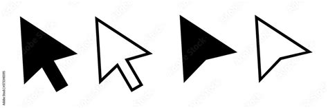 Cursor Mouse Pointer Icon Vector Illustration Pointer Cursor Icons Web Arrows Cursors Cursor
