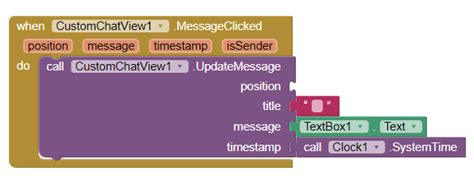 Custom Chat View An Extension For Creating Chat View Mit App