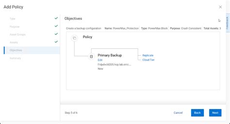 Creating A Protection Policy To Backup Powermax Storage Groups Dell
